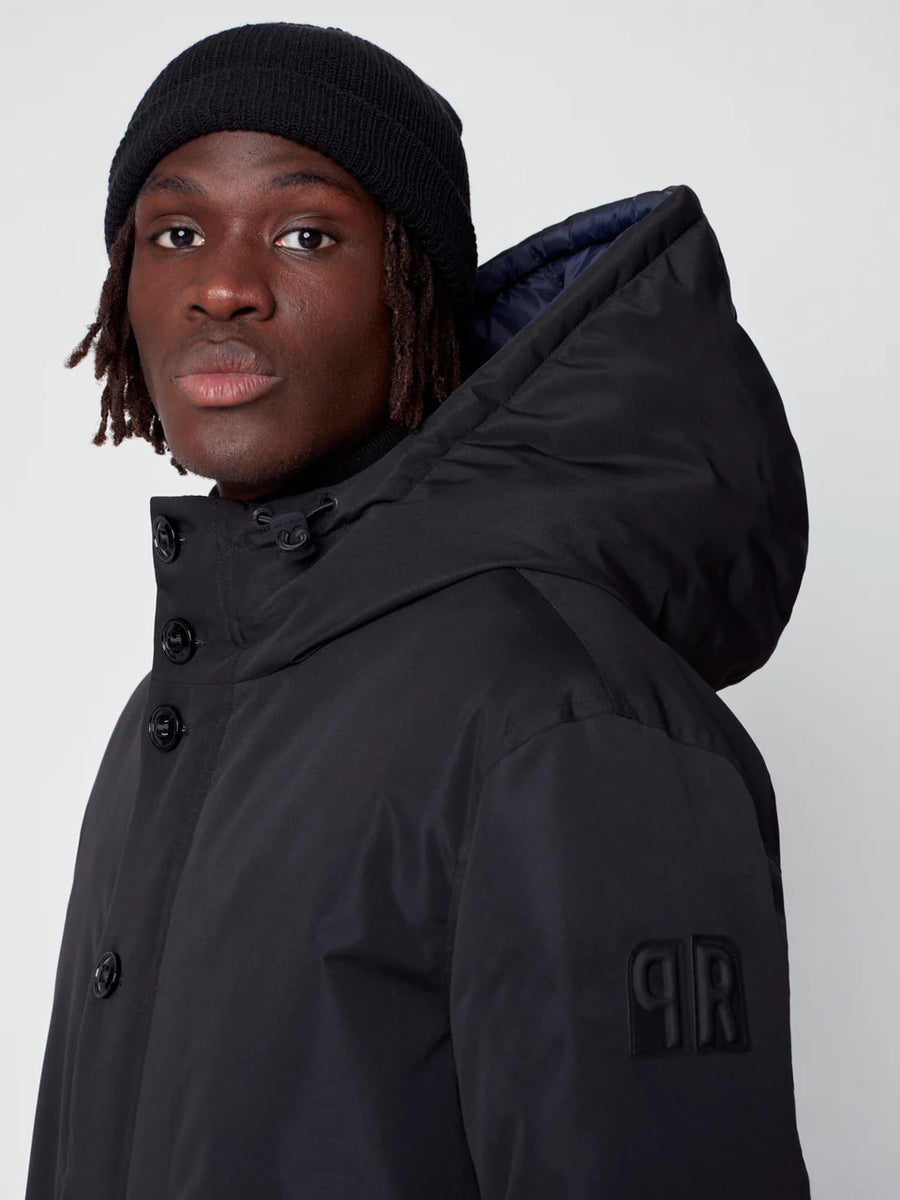 NIGEL-BLACK Men's Anorak Parka with Banana Sleeves – Johns Barrhead